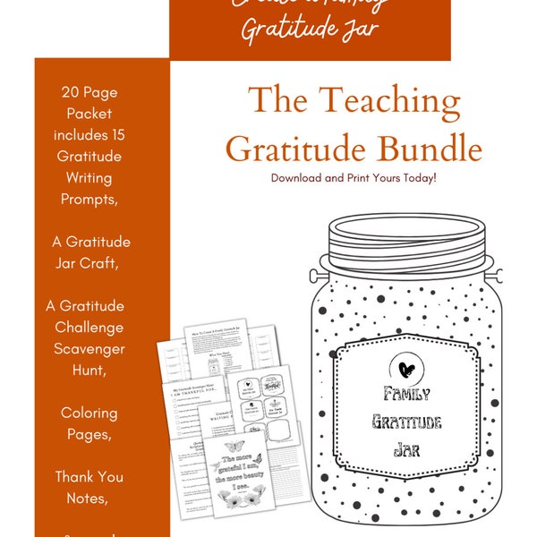 Gratitude Jar - Etsy