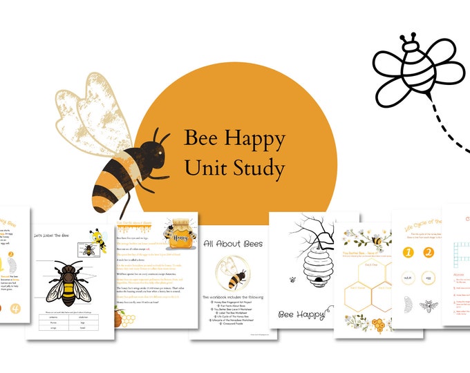Life Cycle of a Bee- Insect Worksheet - Honeybee Printable - Science ...