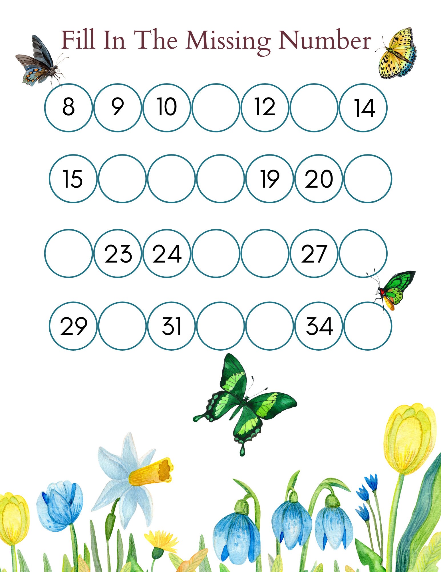 Searching for Spring Printable Workbook for K-1 Grade - Etsy