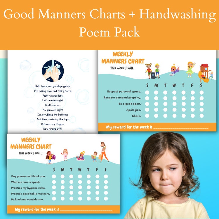Good Manners For Children Chart