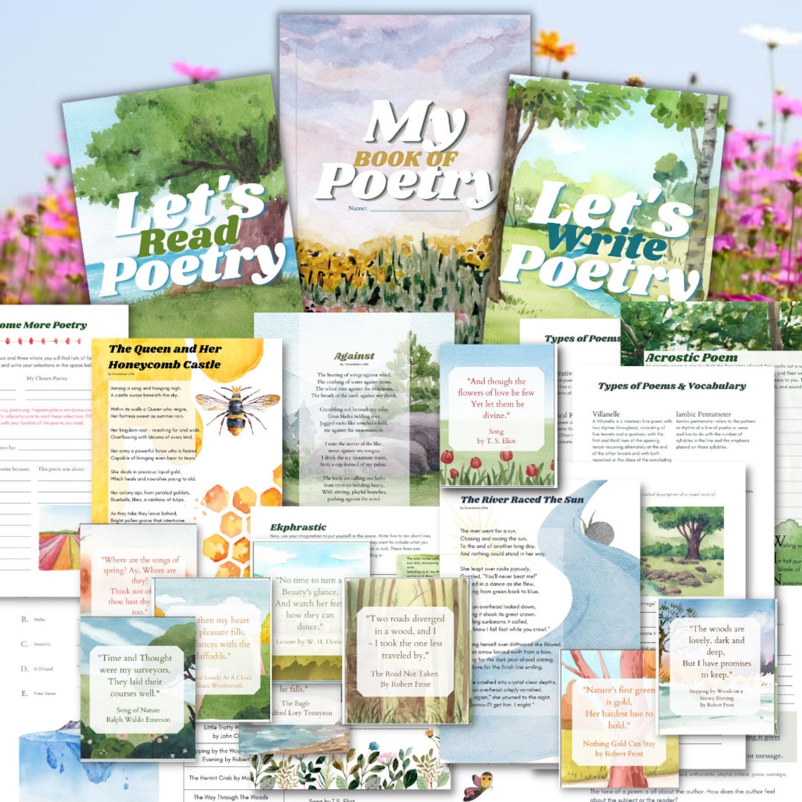 Nature Poetry Unit Study - Etsy