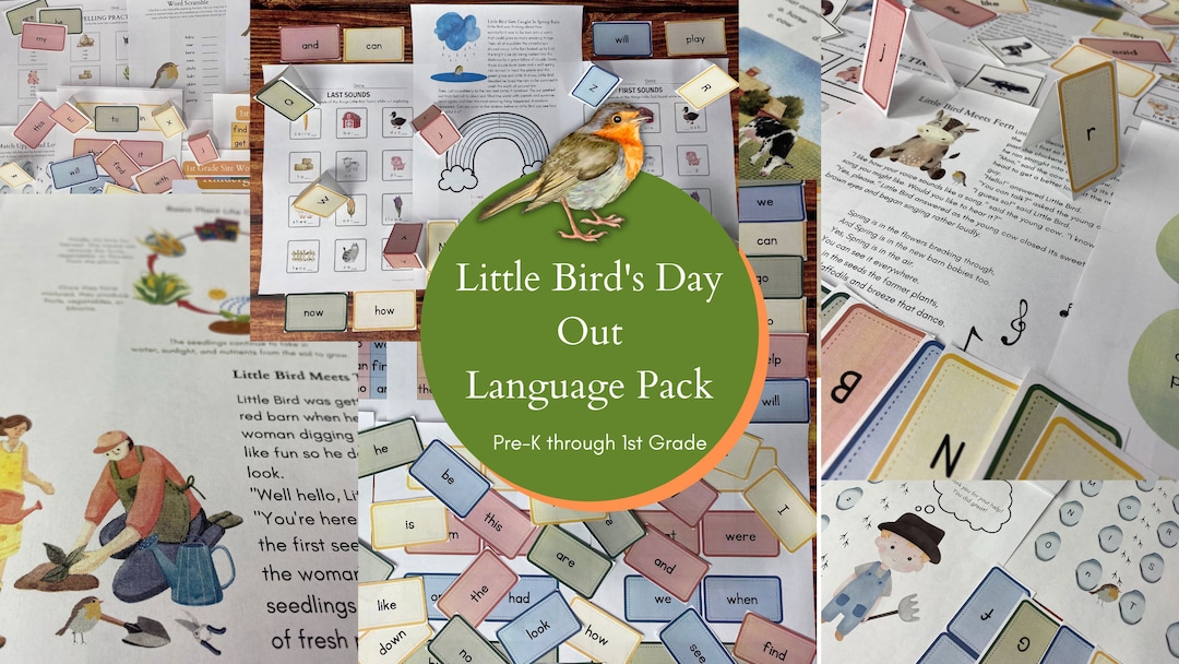 Little Bird’s Day Out | Spring Language Packet for Pre-k–1st Grade ...