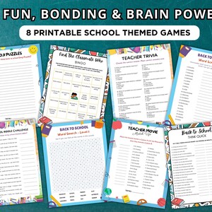 Back to School Games Bundle, First Week of School Activities, Middle ...