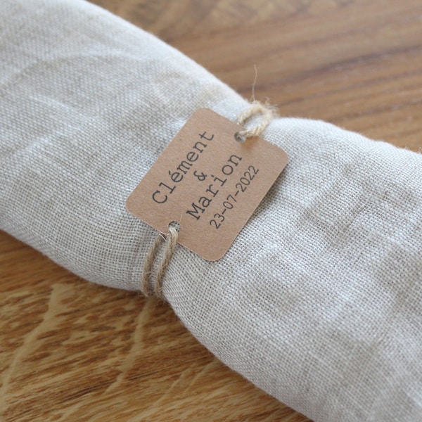 Napkin Labels - Etsy