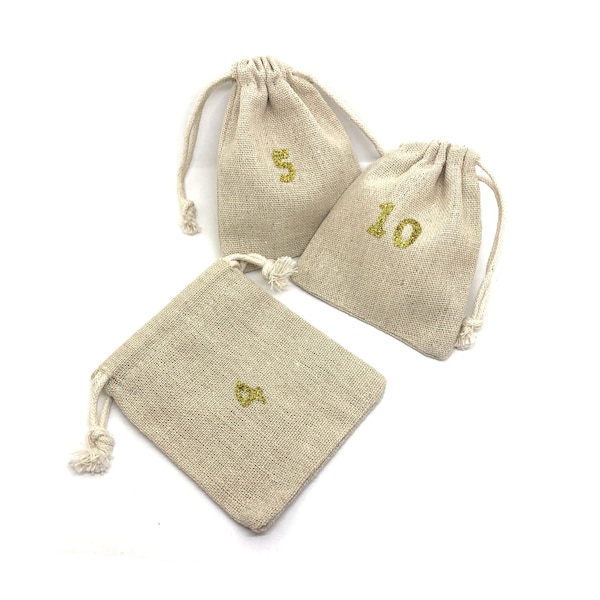 Small Linen Bags - Etsy