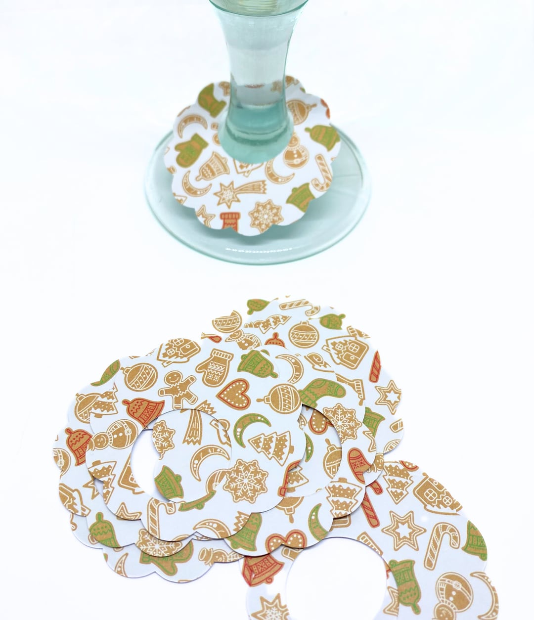 28 Christmas Glass Base Labels - Etsy