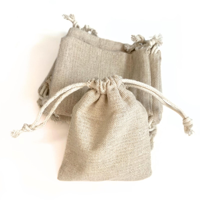 Small Linen Bags - Etsy