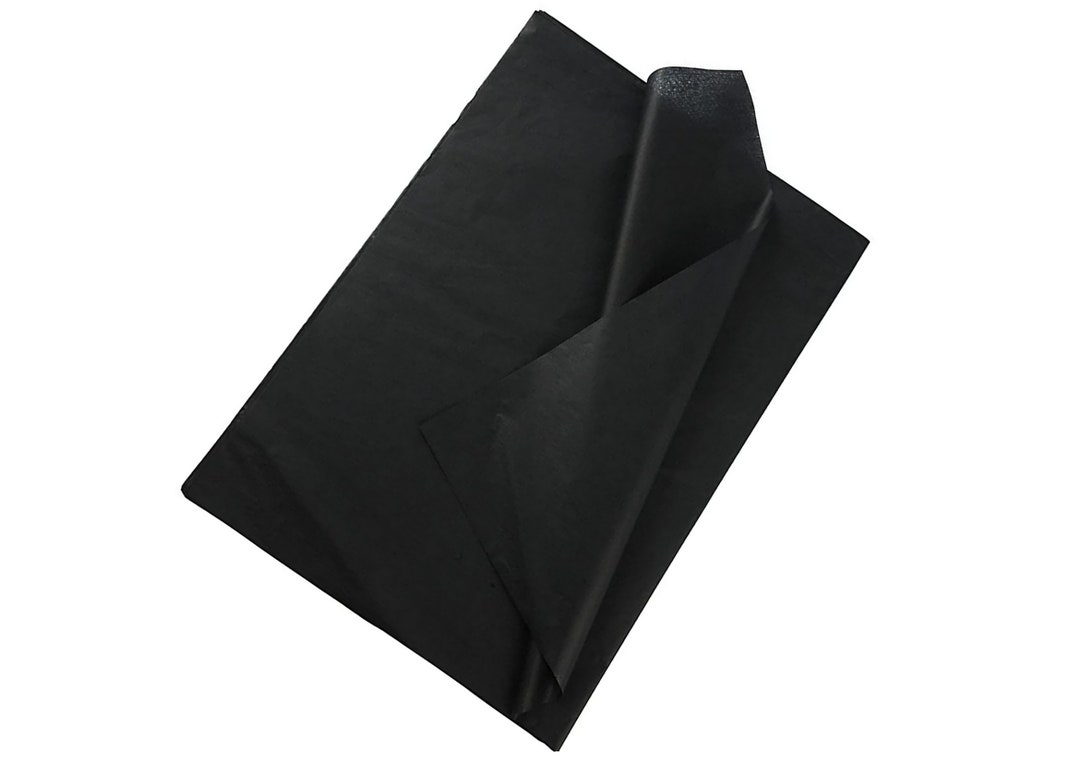 50 Black Tissue Papers - Etsy