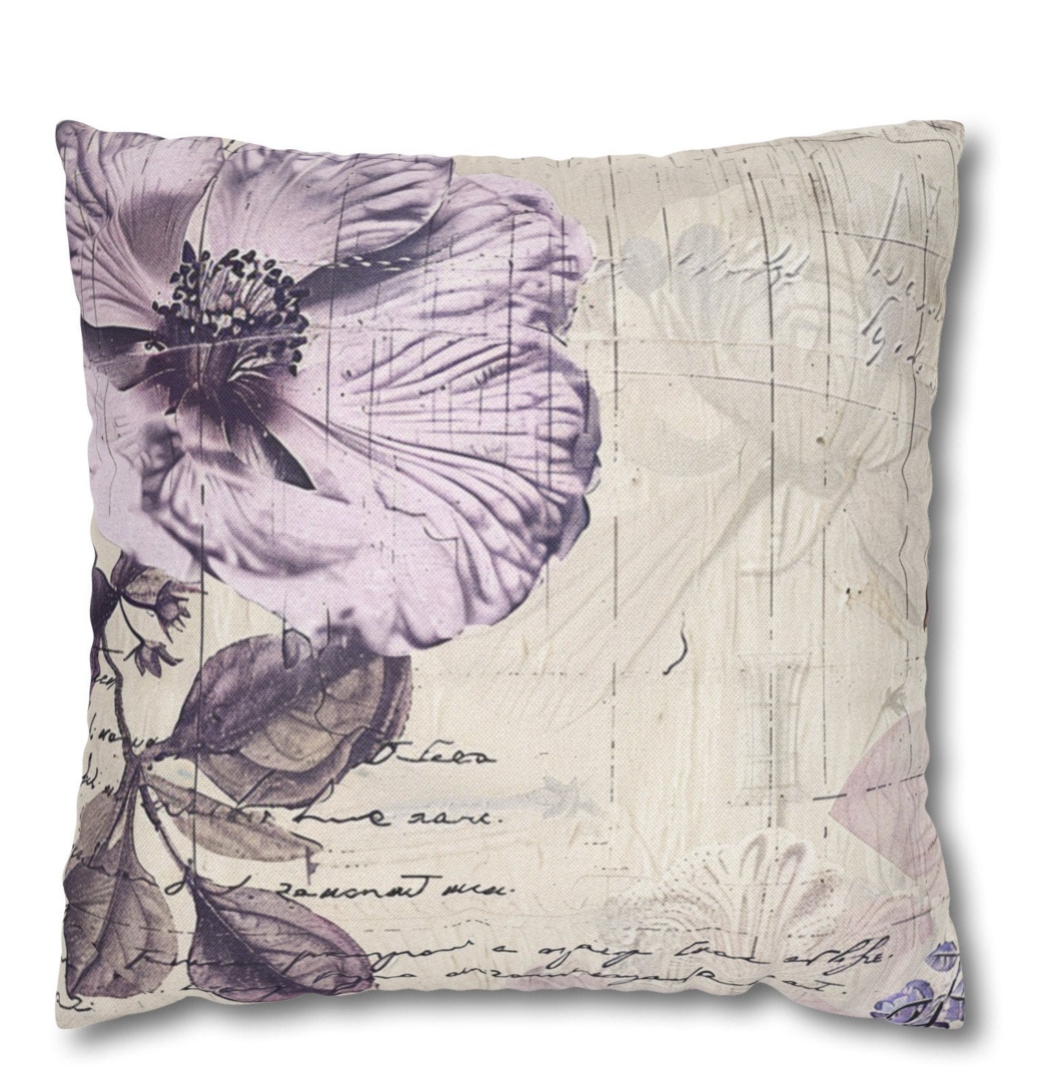 Lavender Pillow COVER, Lavender Home Decor, Lavender Sofa Pillow ...