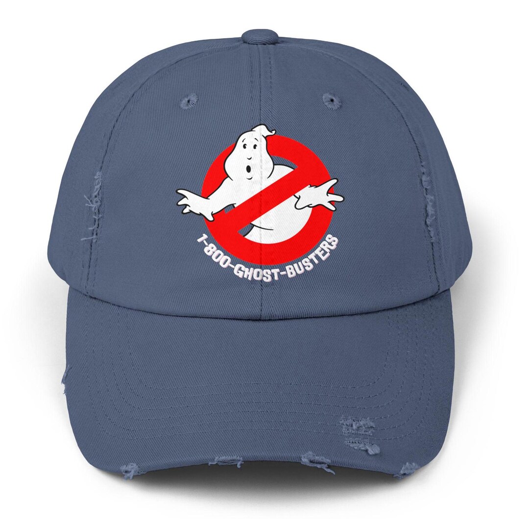 Distressed Hat 1-800-GHOST-BUSTERS, GB Hat, Retro Ghostbuster Inspired ...