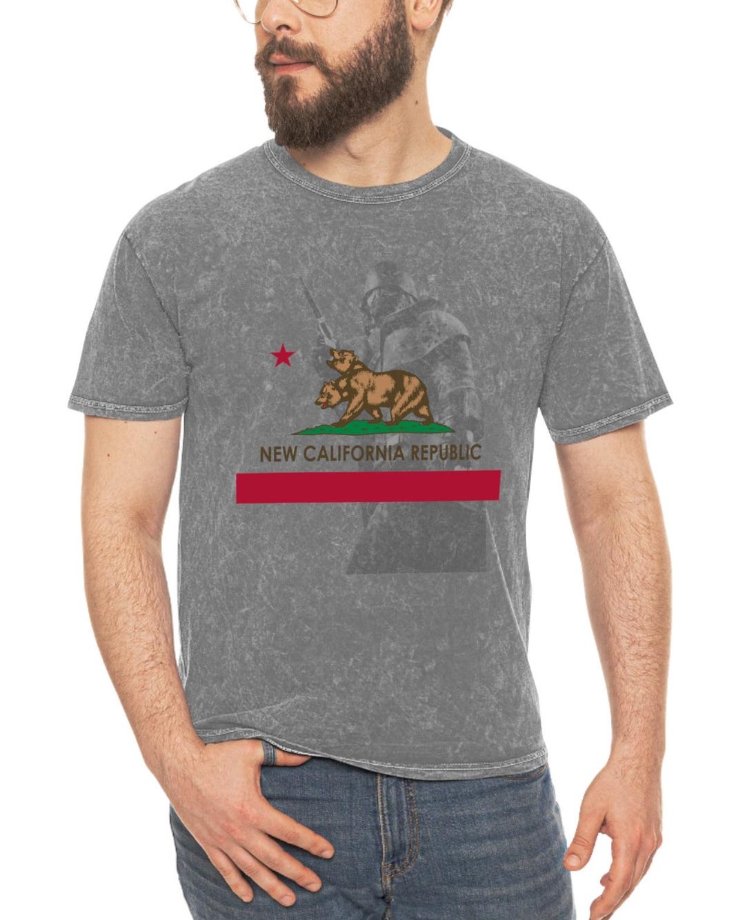 New California Republic T-shirt - NCR Logo Graphic Tee - Fallout ...