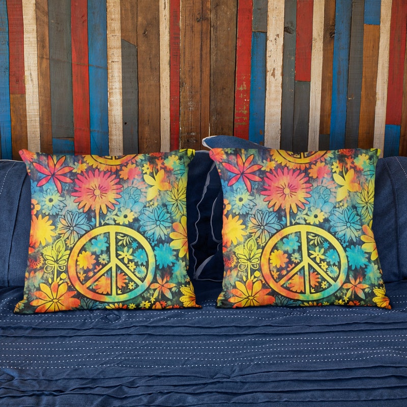 Hippie Pillow - Etsy