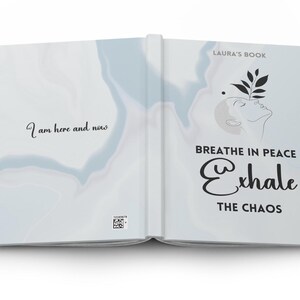 Personalized Mental Health Notebook - 'I Am Here and Now' - Mindfulness ...