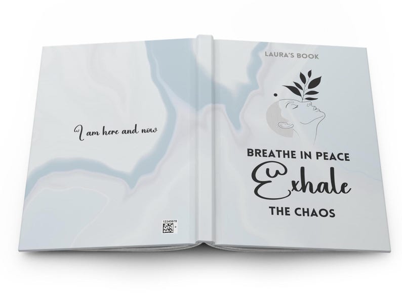 Personalized Mental Health Notebook - 'I Am Here and Now' - Mindfulness ...