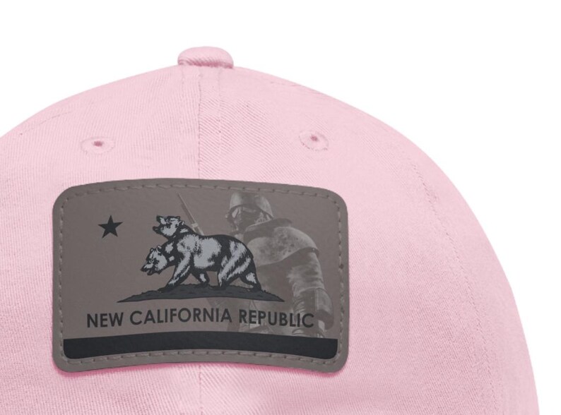 NCR Hat New California Republic, Cap New California Republic Logo, Hat With Leather Patch NCR ...