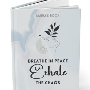 Personalized Mental Health Notebook - 'I Am Here and Now' - Mindfulness ...