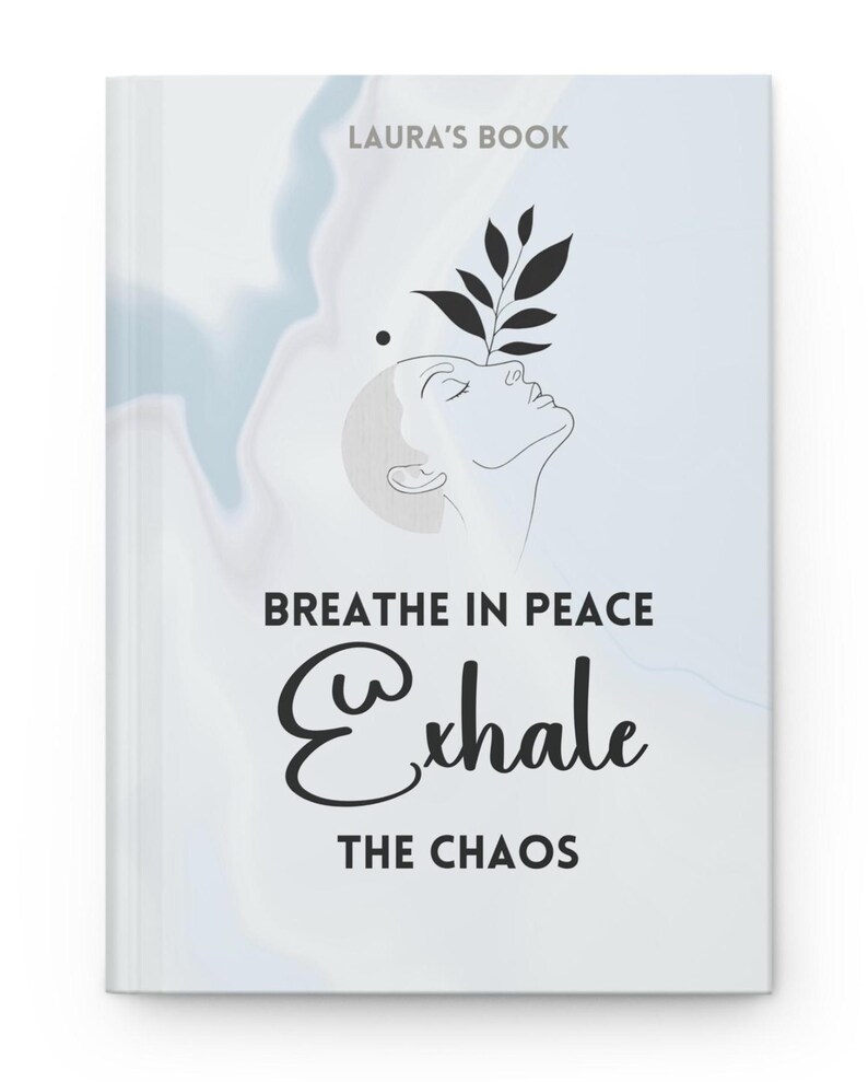 Personalized Mental Health Notebook - 'I Am Here and Now' - Mindfulness ...