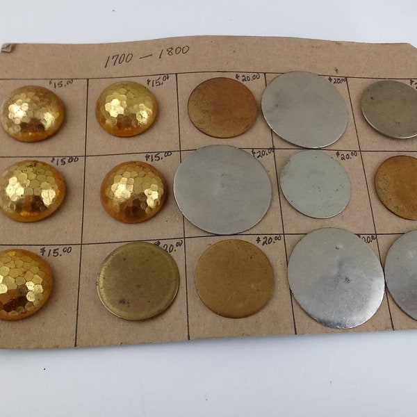 Antique Colonial Buttons - Etsy