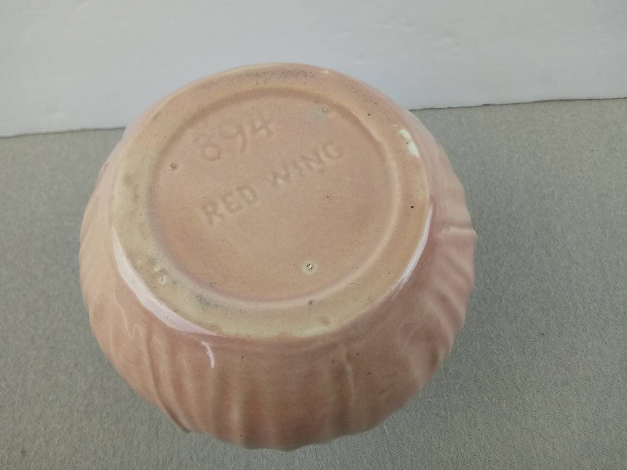 Red Wing 894 Art Pottery Tulip Bud 4.5 Vase Pink Matte Glaze 1940'S Vtg ...