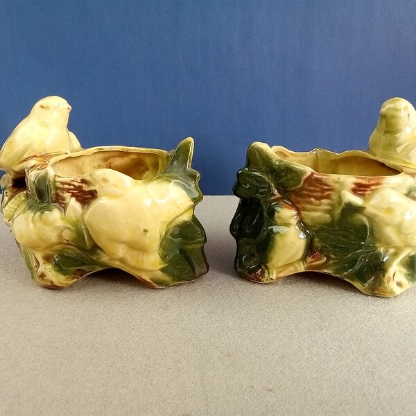 Mccoy Bird Pottery Planters - Etsy