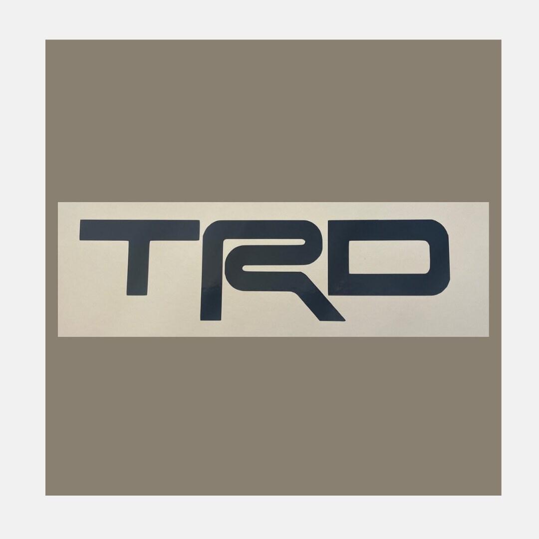 TRD Style Decal, TRD Style Car Sticker,trd Style Bumper Sticker, Choice ...