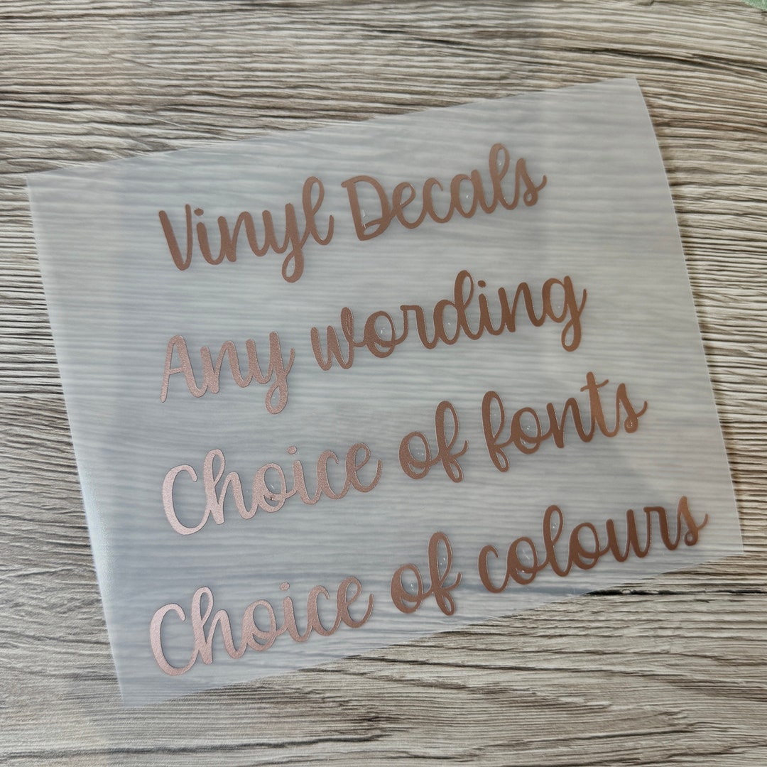 DIY Custom Vinyl Sticker/decal | 10cm - 20cm Wide | Personalised ...