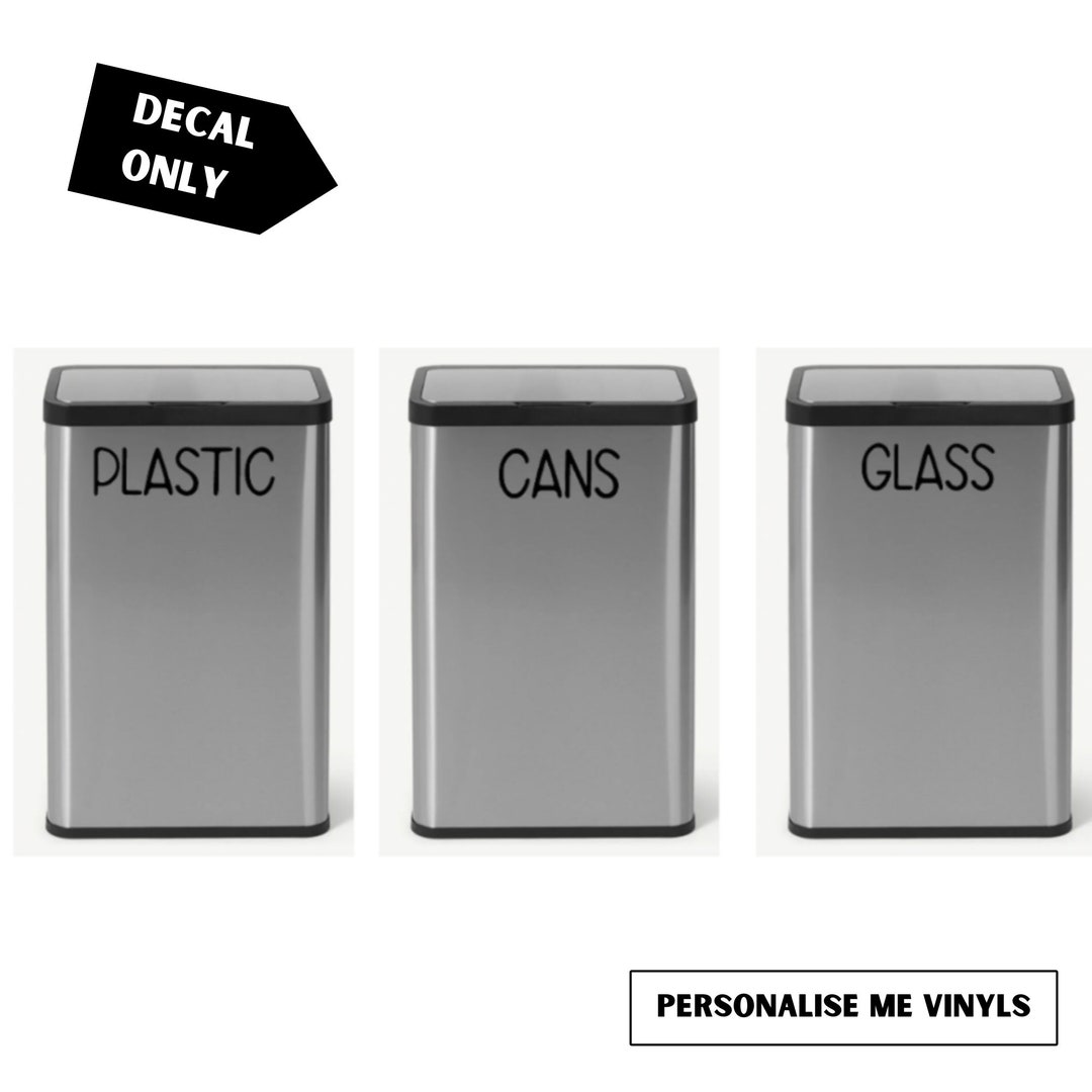 Bin Labels for Rubbish / Recycling / Waste | Recycling Bin Labels ...