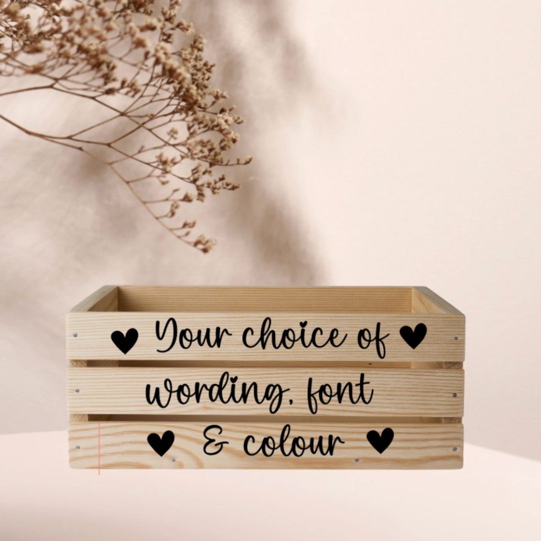 Custom DIY Decals/stickers | Your Choice of Wording | Wedding Crate ...