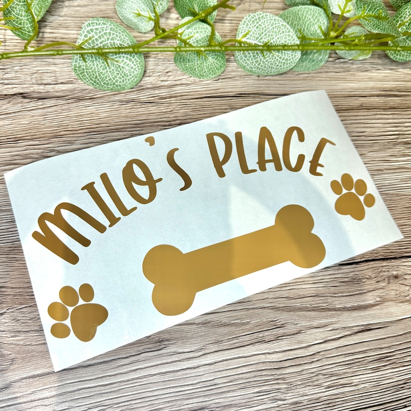 Dog Name Wall Decals - Etsy