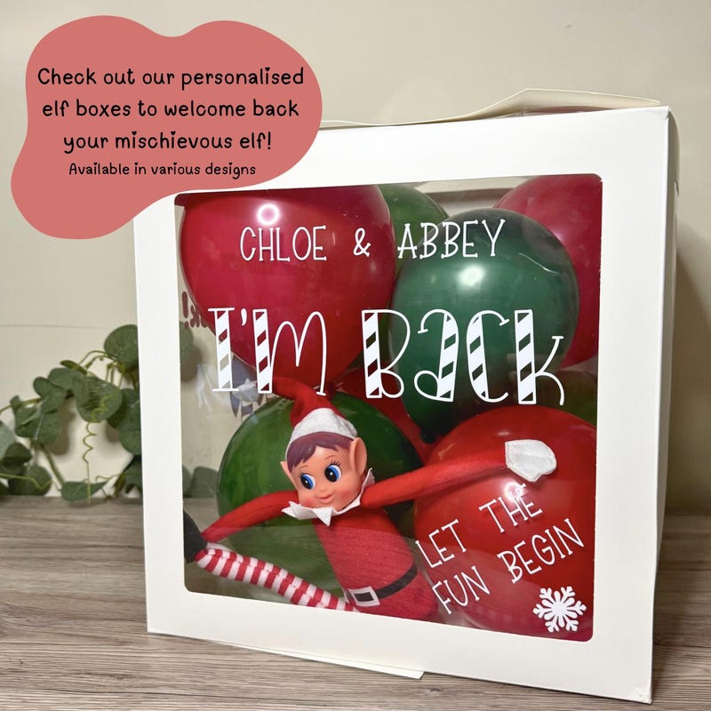 Elf Arrivals Box - Etsy UK