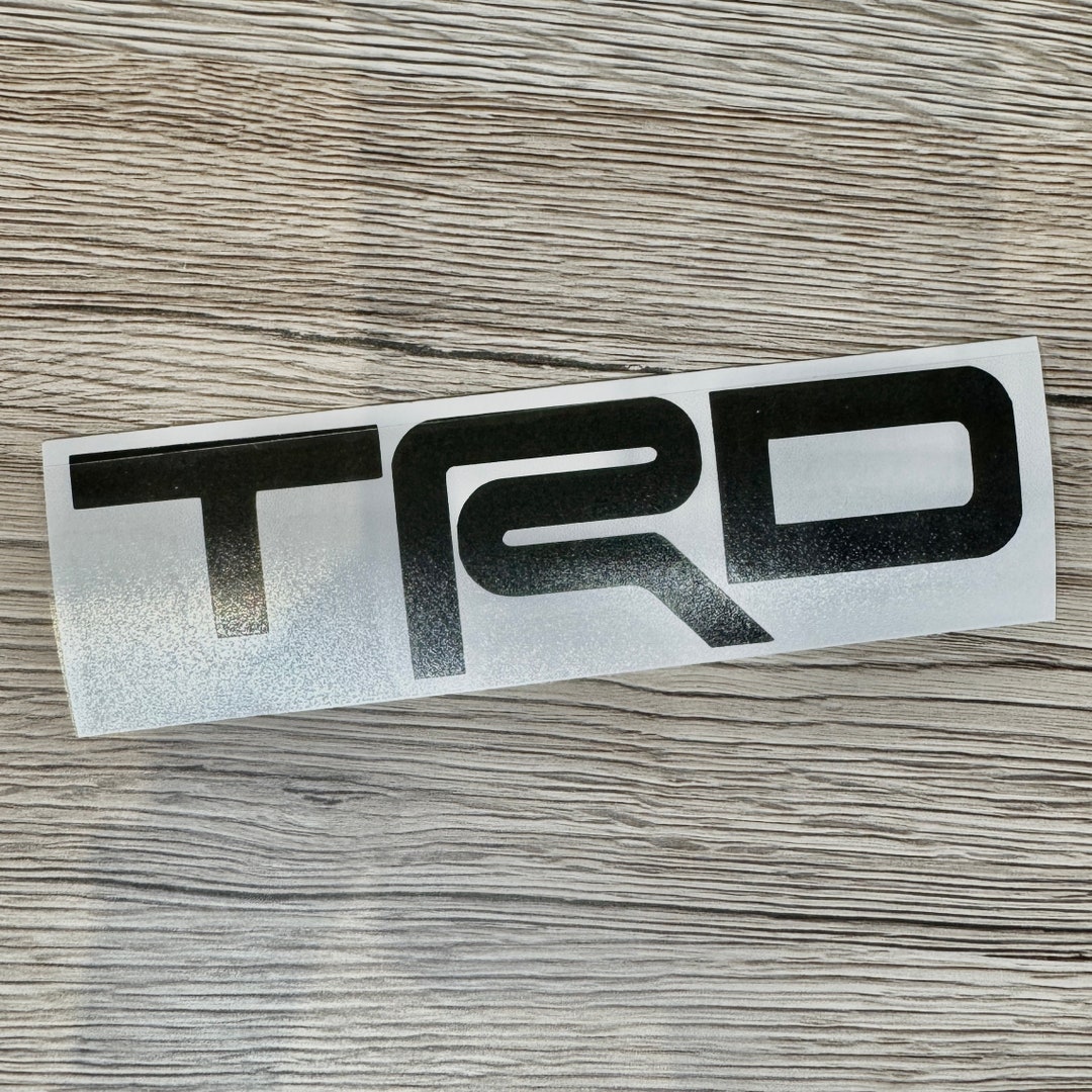 TRD Style Decal | TRD Style Car Sticker | TRD Style Bumper Sticker ...