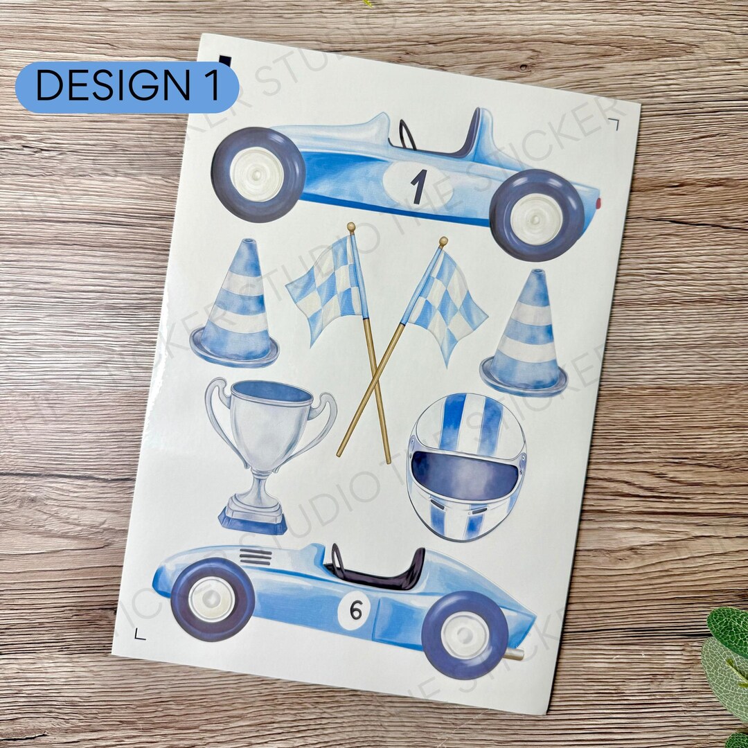 A4 Formula 1 Sticker Sheet | A4 Racing Car Sticker Sheet | Choice of ...