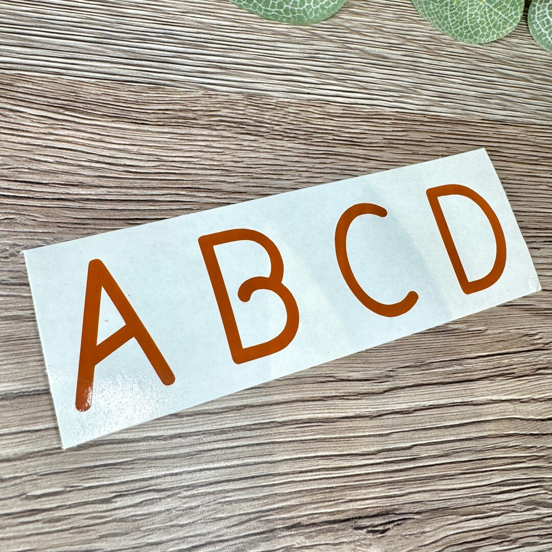 Letter Stickers | Custom Initial Sticker | Vinyl Initial Decal | Wine ...