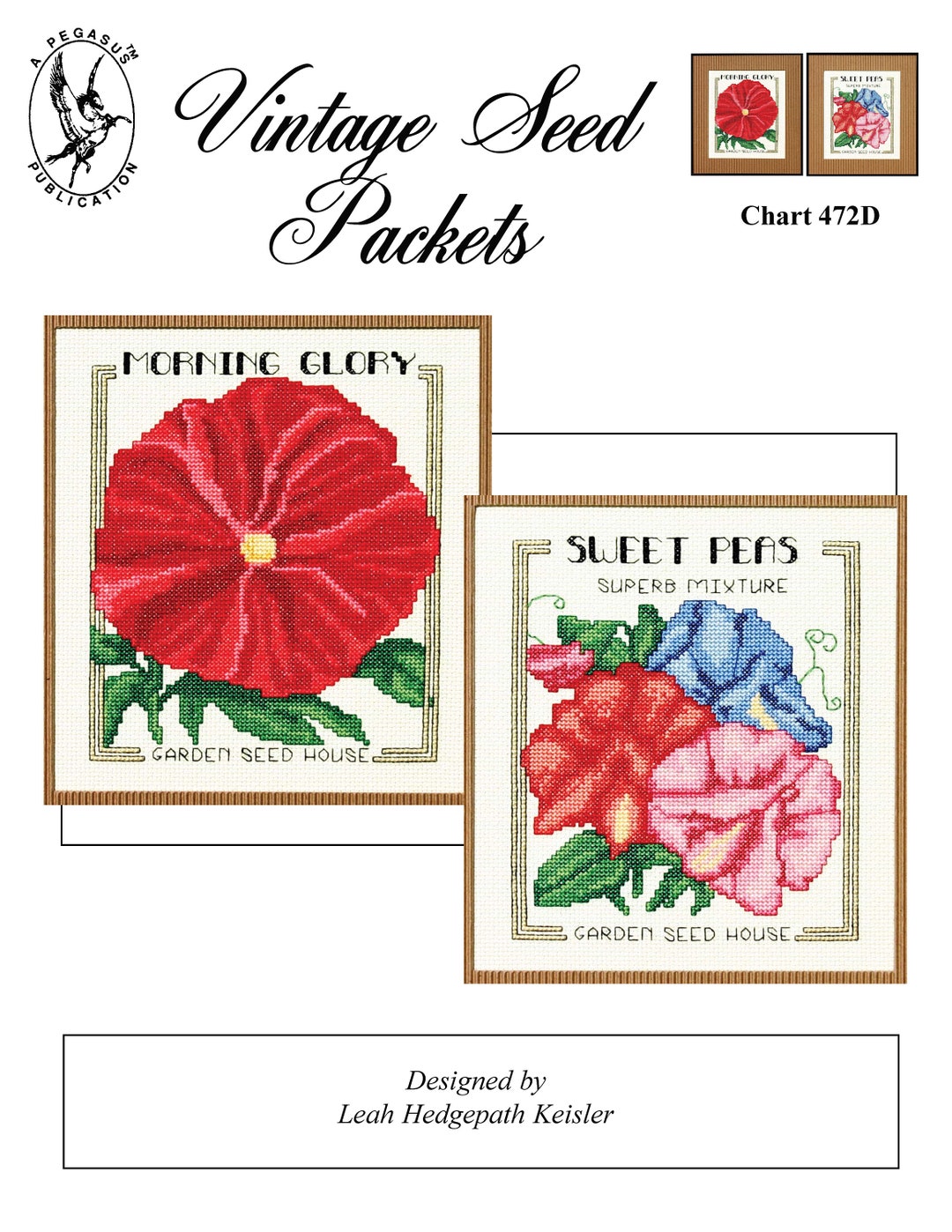 Vintage Seed Packets Cross Stitch Chart Download - Etsy