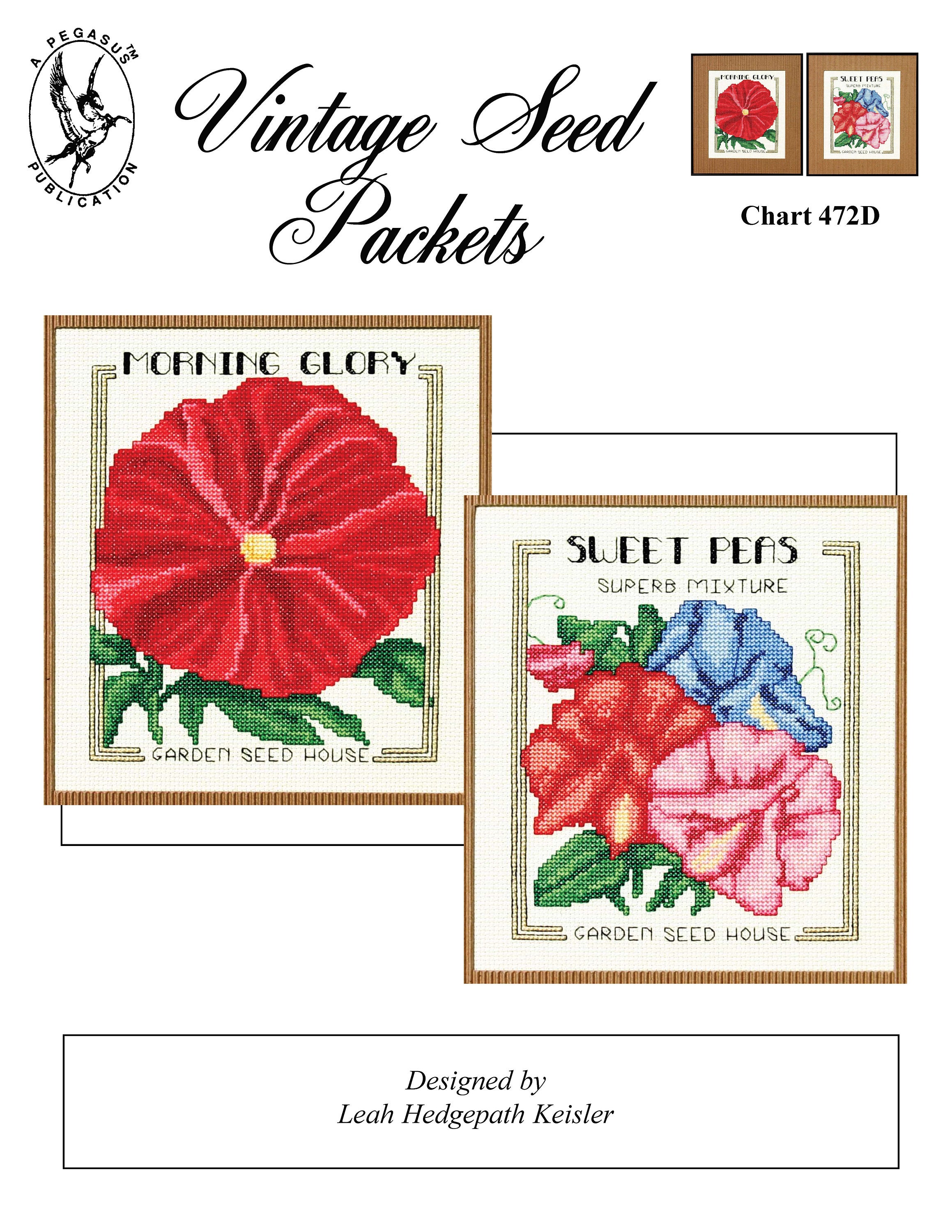Vintage Seed Packets Cross Stitch Chart Download - Etsy