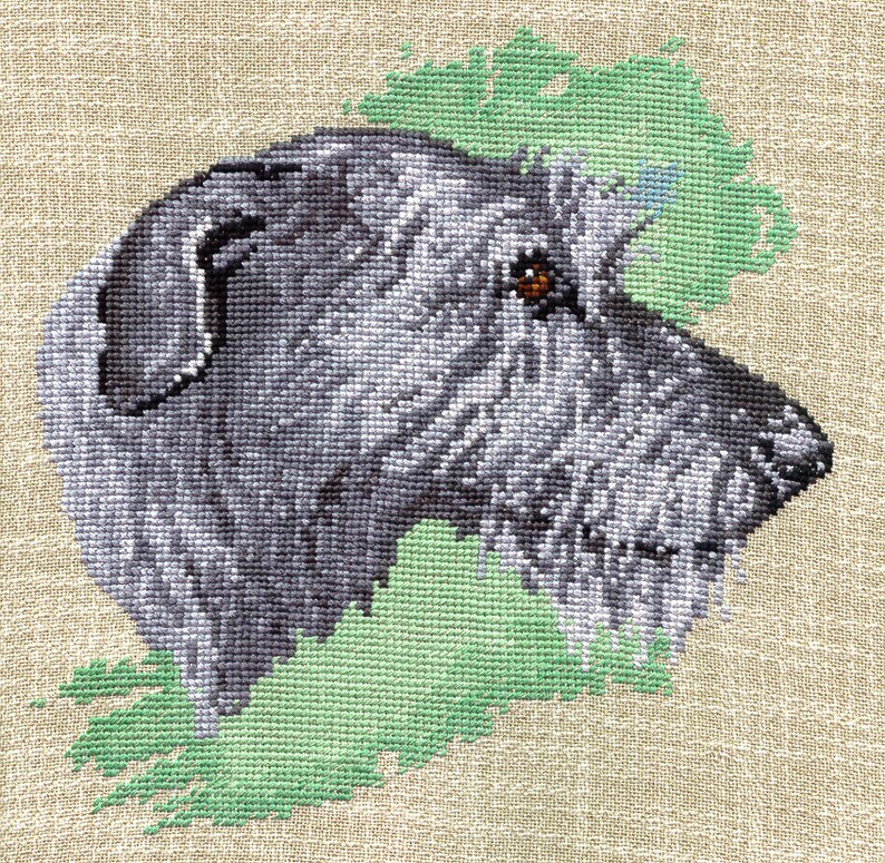 Download Irish Wolfhound Cross Stitch Chart - Etsy