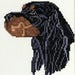 Gordon Setter Cross Stitch Kit With Fabric, Floss and Needle - Etsy