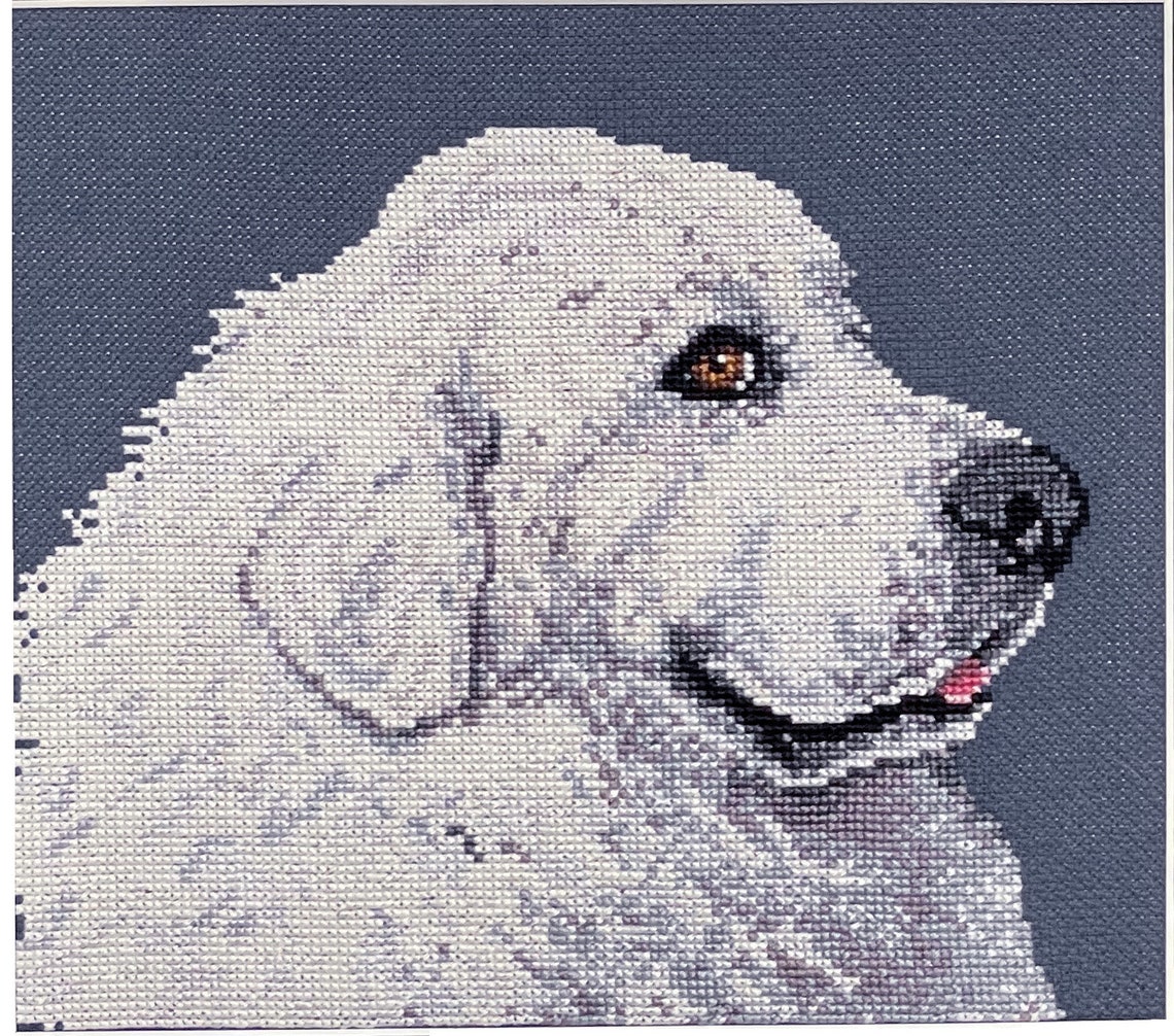 Great Pyrenees Cross Stitch Chart: Very Detailed Dog Design (digital ...