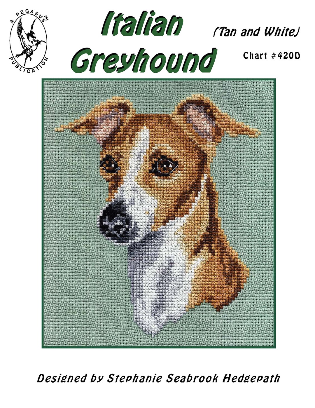 Italian Greyhound (tan and White) Cross Stitch Chart Download - Etsy