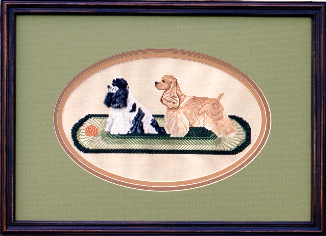 Download Cross Stitch Cocker Spaniels Chart - Etsy