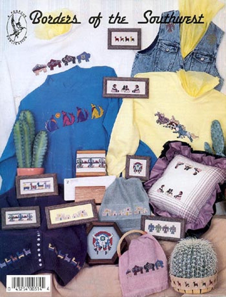 PDF Borders of the Southwest Cross Stitch Chart Collection Download - Etsy