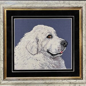 Great Pyrenees Cross Stitch Chart: Very Detailed Dog Design (digital ...
