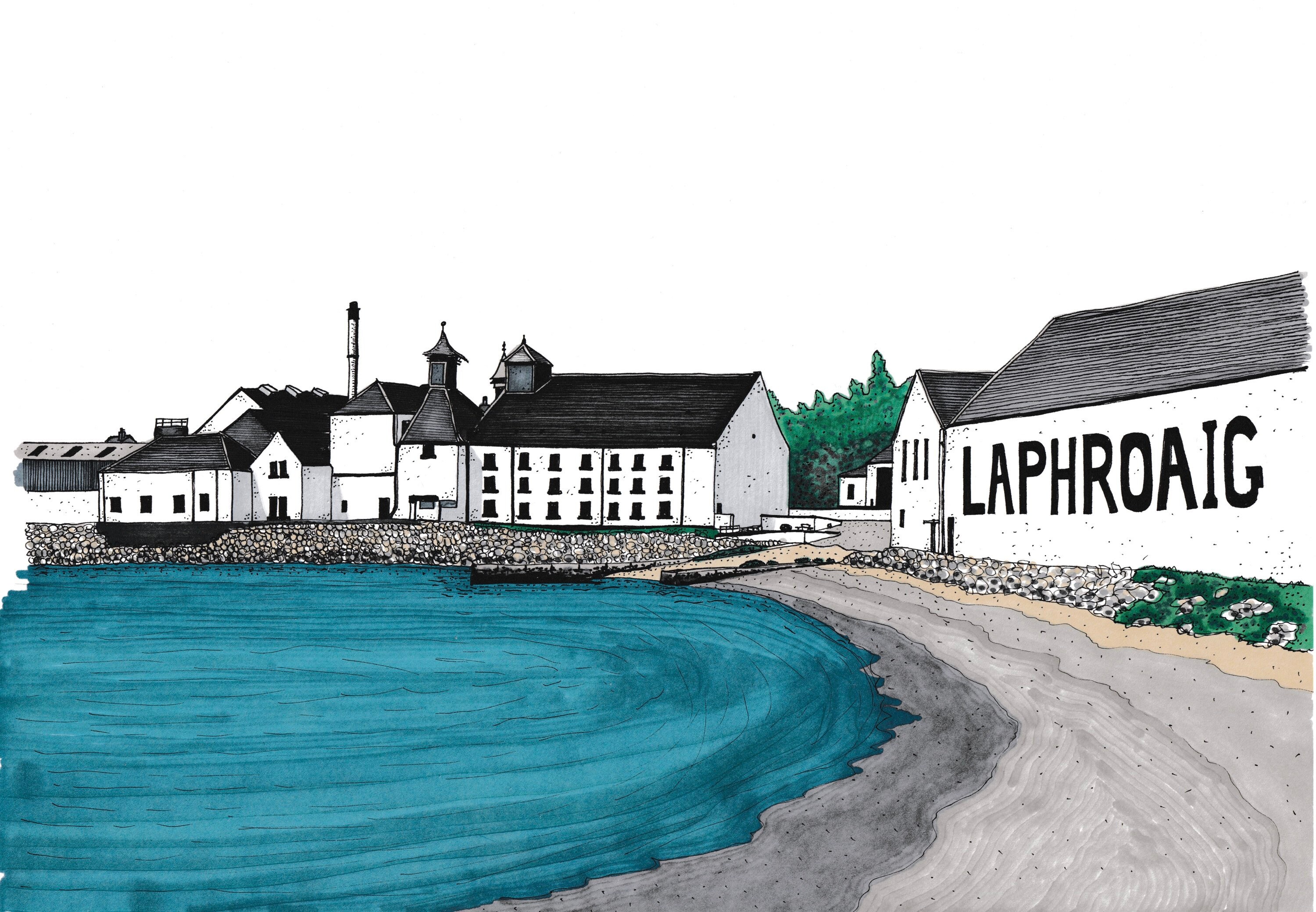 Laphroaig Whisky Distillery Isle of Islay Scotland - Etsy