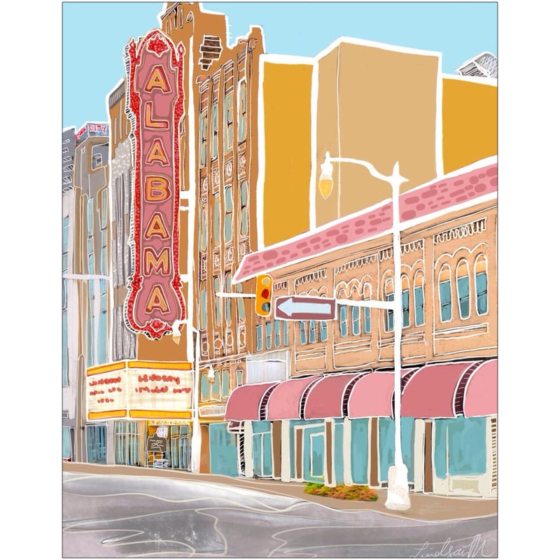 Alabama Theatre Art - Etsy
