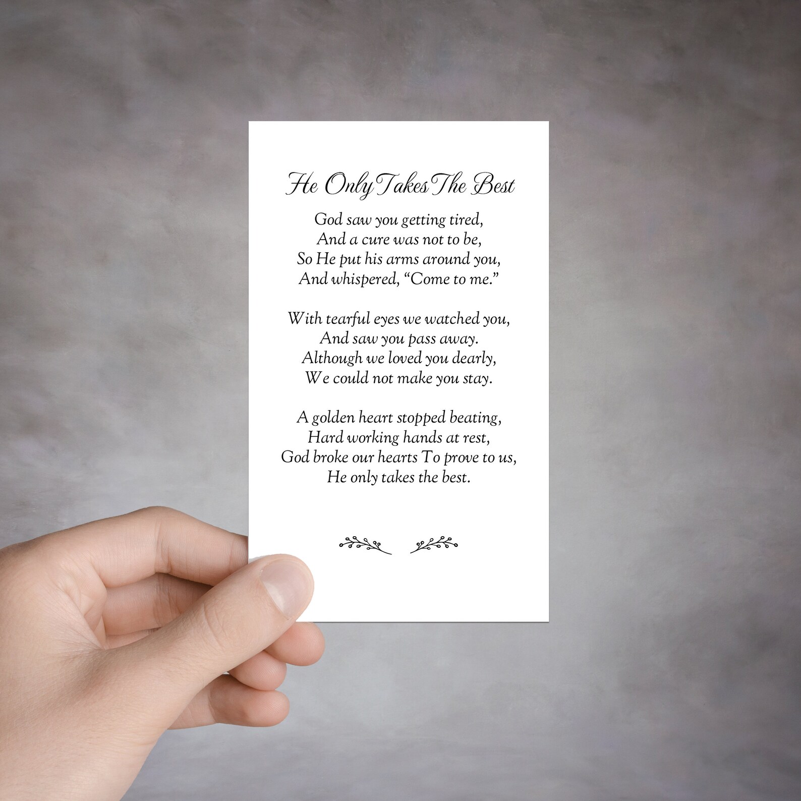 Photo Funeral Memorial Prayer Cards 100 3x5 Cards Printed - Etsy