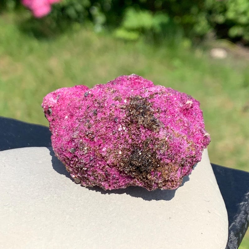 Very Rare Raspberry Red Painite Crystal Specimen, Myanmar UV Gemstone ...
