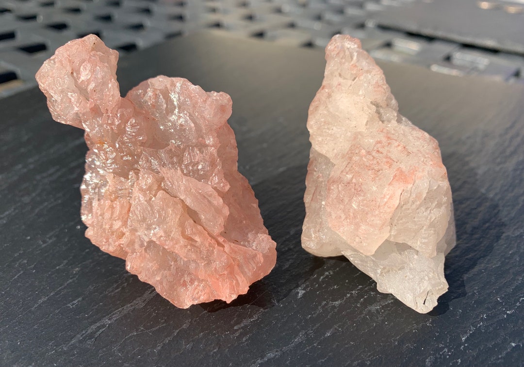 Ice Quartz Pair of Natural Specimens, Kullu Region, North India - Etsy