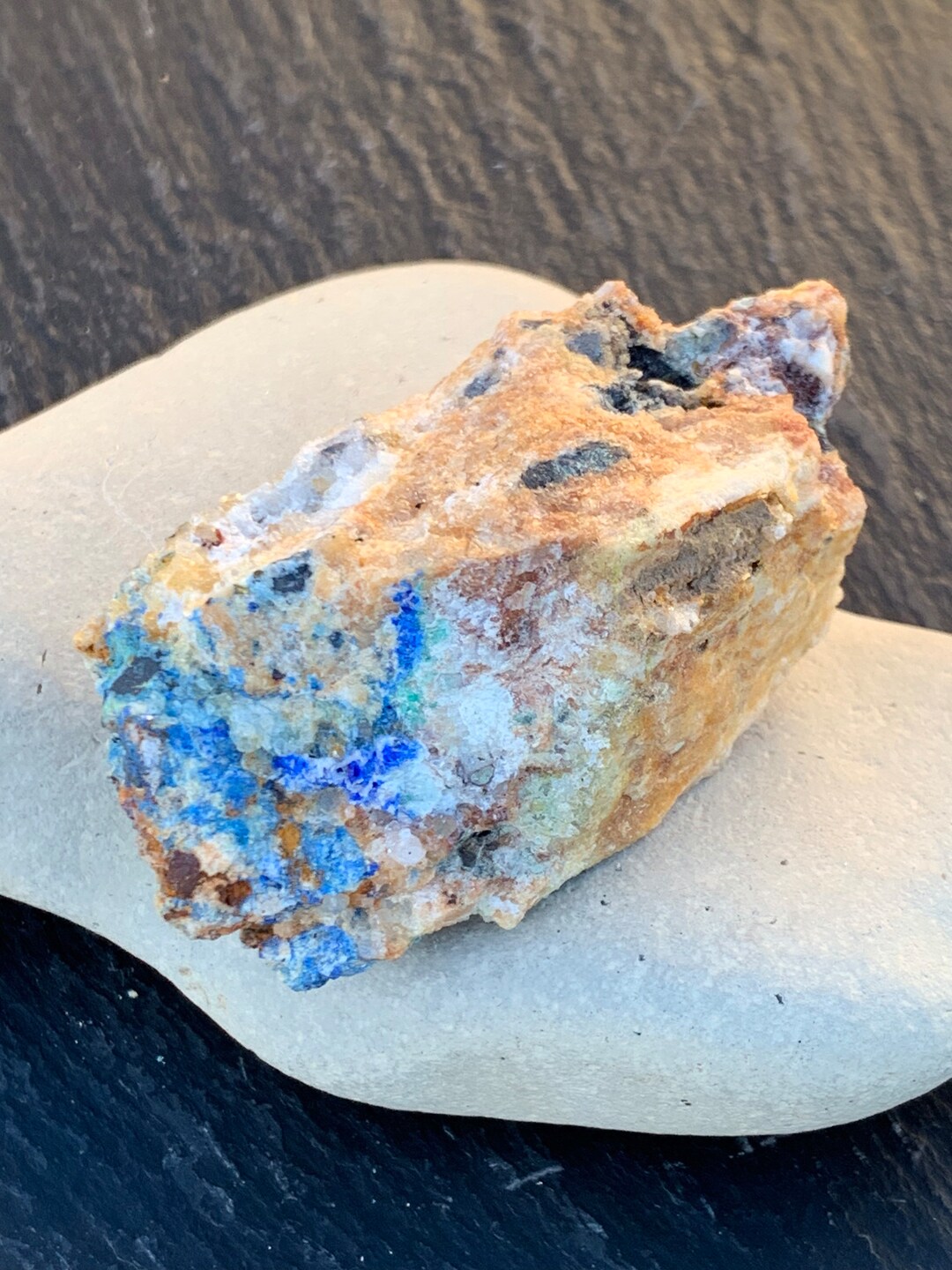 Rare Natural Linarite Specimen, Cannington UK - Etsy