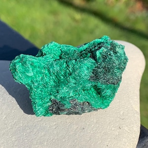 Natural Malachite, Chatoyant Velvet Malachite Specimen, Malachite ...