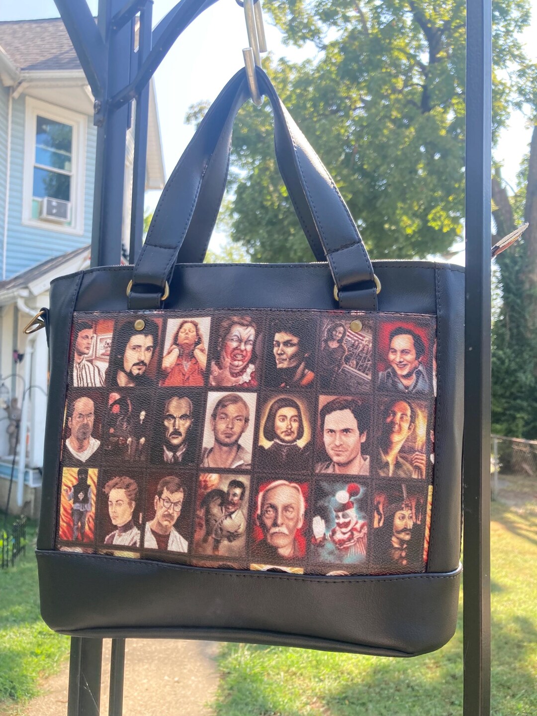 True Crime Serial Killer Print Handbag - Etsy